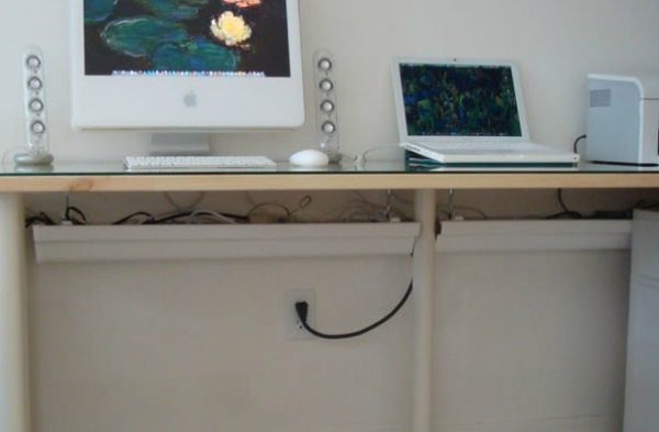 gutter cable management